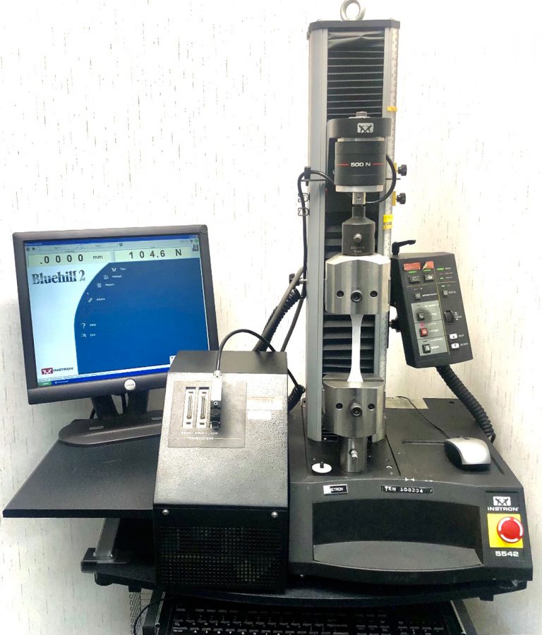 Instron 5542 with Bluehill software